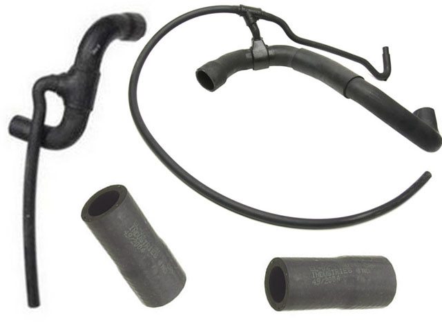 Mercedes w202 c43amg Radiator Hose KIT Upper + Lower + Water Pump Oil ...